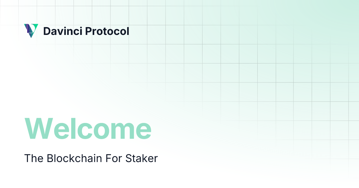 Welcome | Davinci Protocol